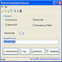 SterJo Strong Password Generator | Generate Passwords | Key Generator